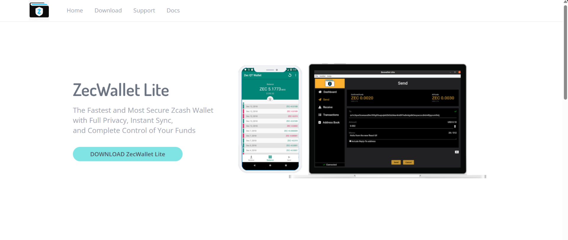 ZecWallet – Official Zcash Wallet Download